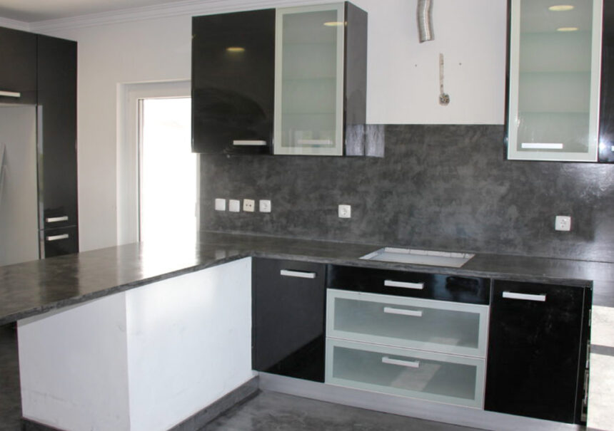 Can the Microcement be use over a kitchen countertop? - Microcemento ...